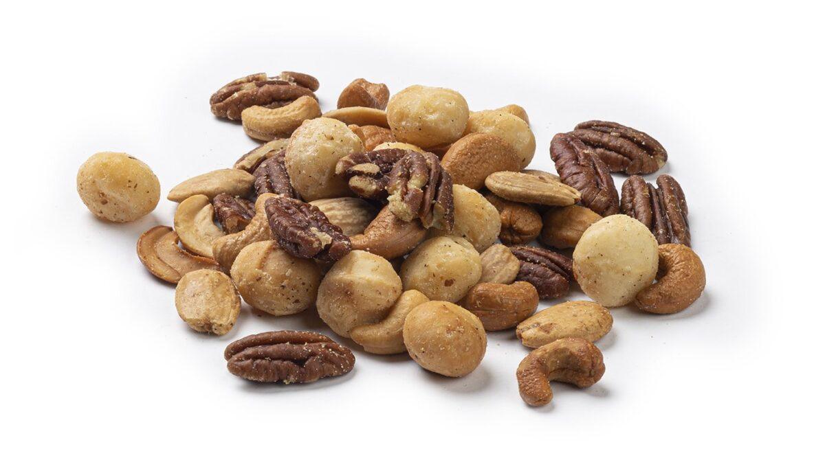 Macadamia noten mix, gebrande en gezouten - De online notenwinkel met ...